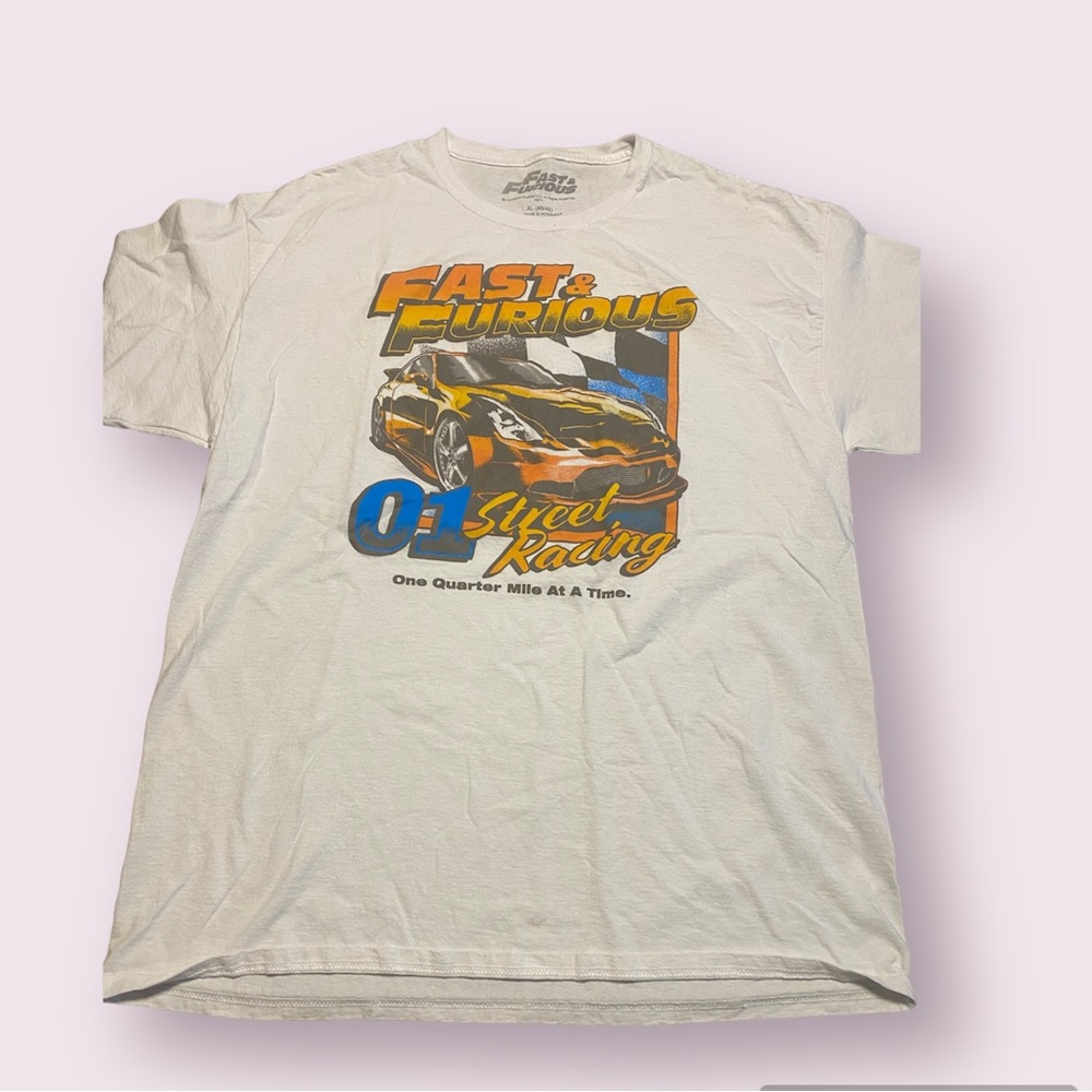 Men's Fast & Furious Street Racing Graphic T-Shirt Si… - Gem